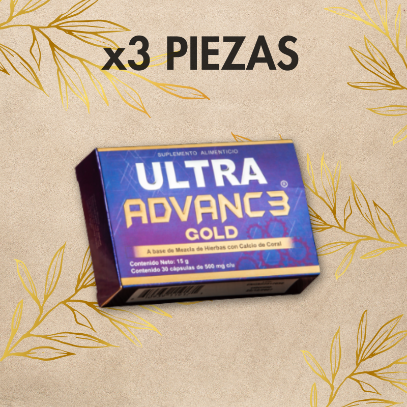 ULTRA ADVANCE GOLD 3 PIEZAS – Golden Natura